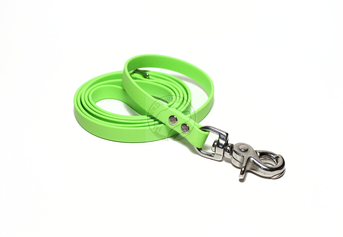 Lime Green Biothane Small Dog Leash – Dog Walkies.ca